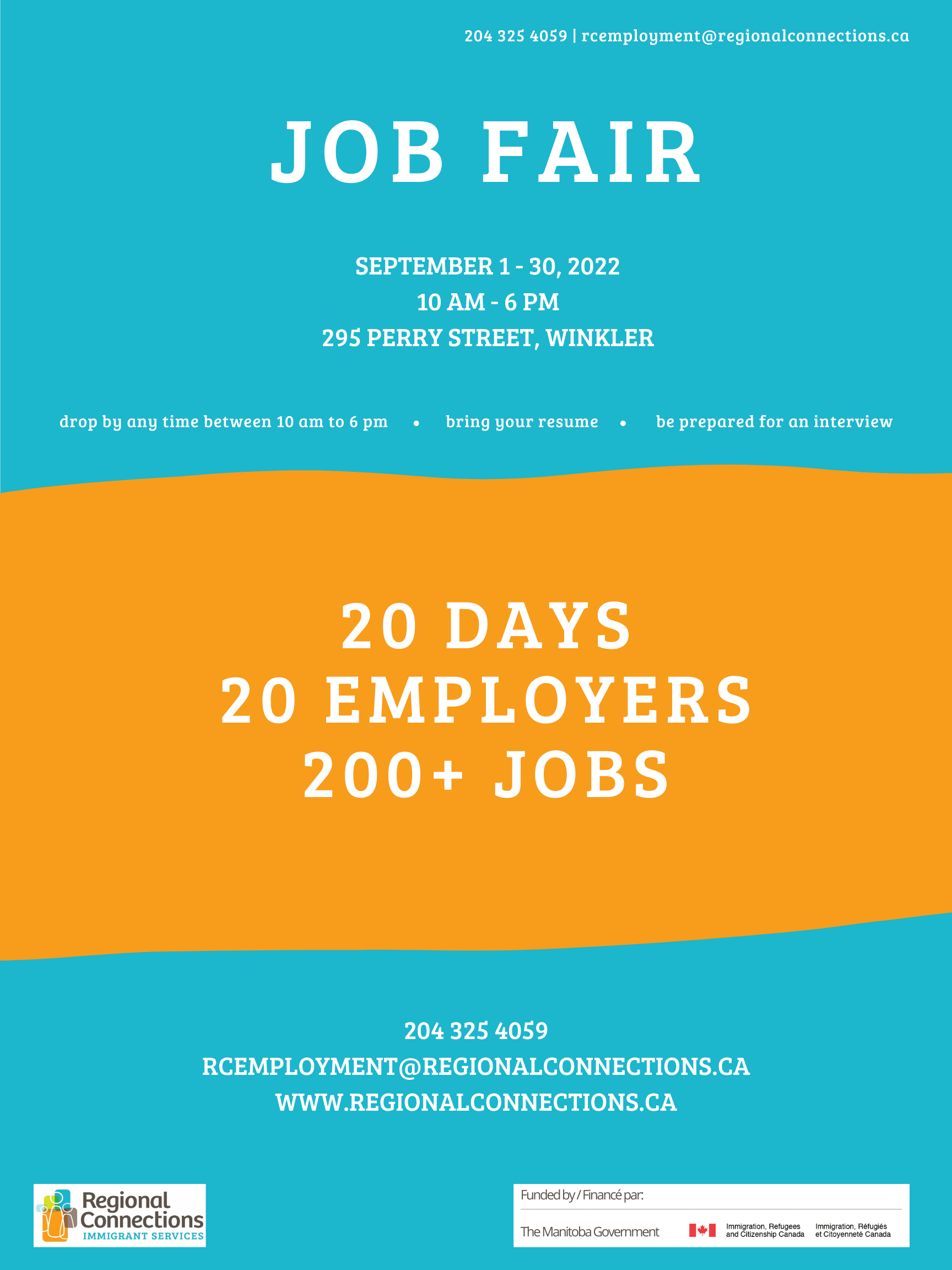 September Job Fair - Regional ConnectionsRegional Connections