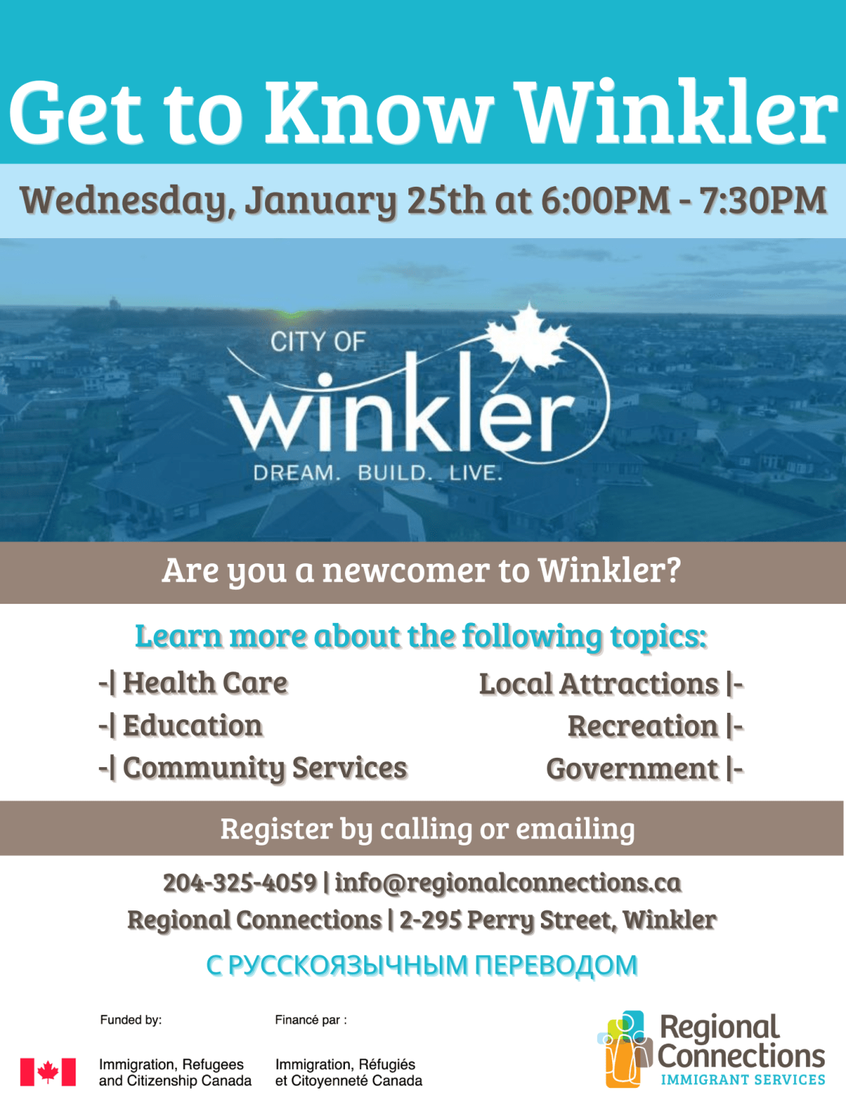 Regional Connections – Immigrant Services