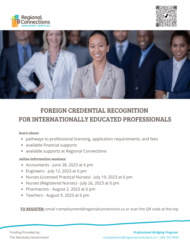 Regional Connections – Immigrant Services