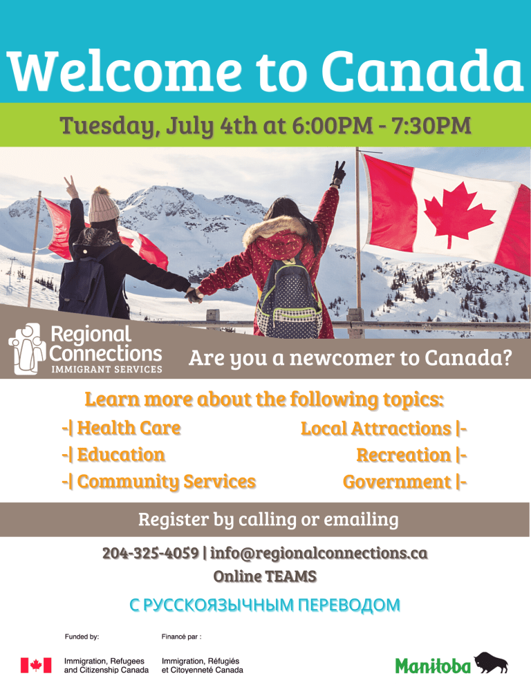 Regional Connections – Immigrant Services