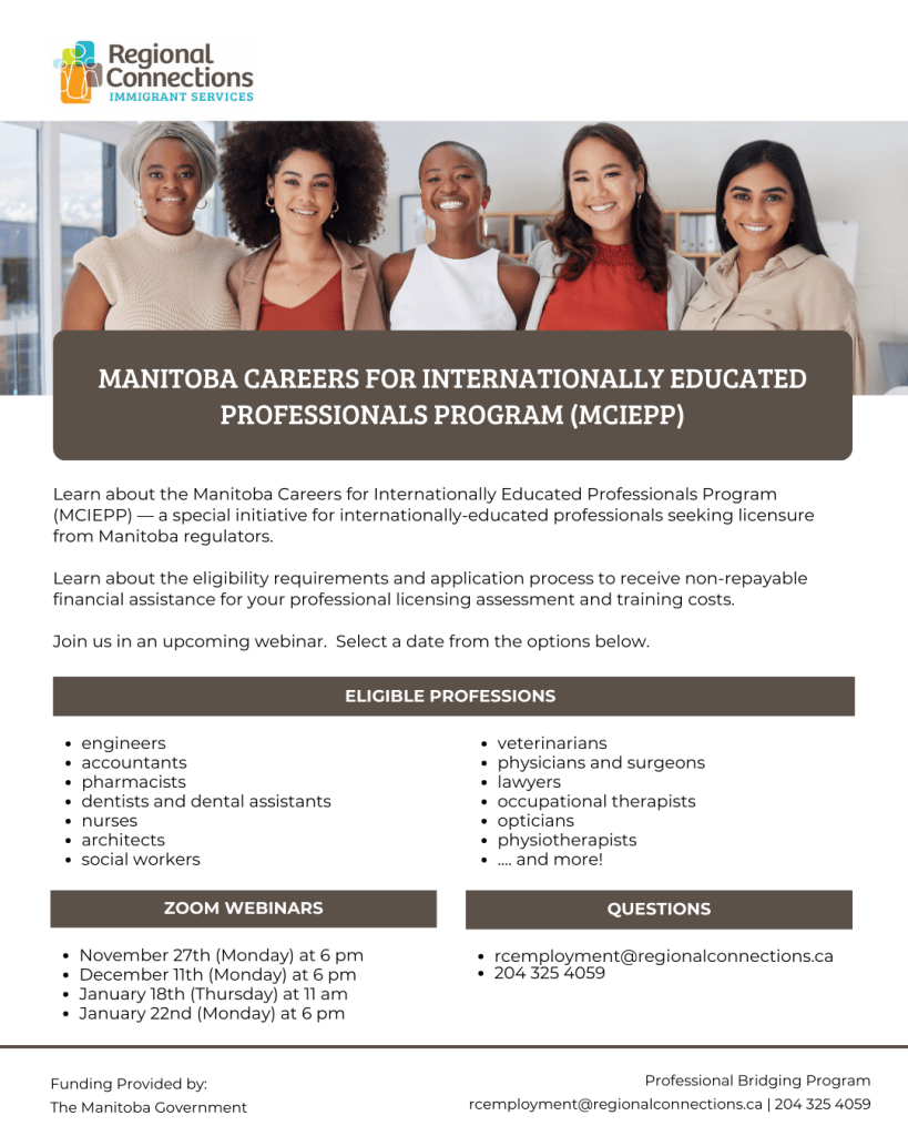 Regional Connections – Immigrant Services